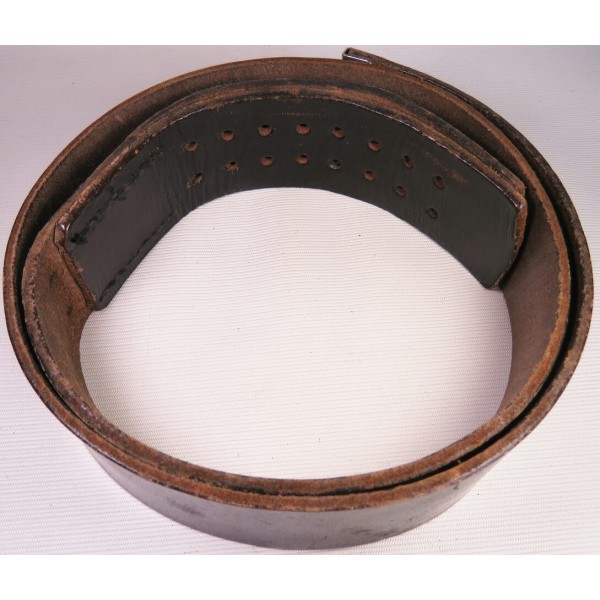 Black Leather Waist Belt Of One Of N S D A P Formation Length 95 Cm