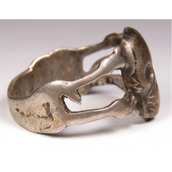 A traditional ring with the skull - "Battalion of Death"of the Imperial ...