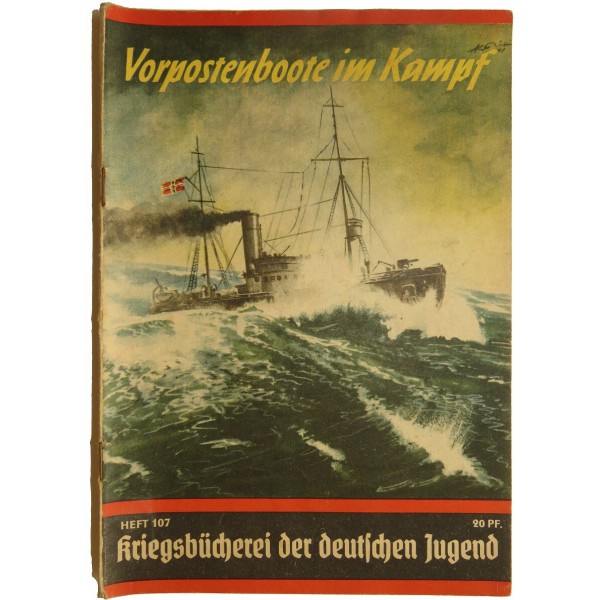 Vorpostenboote im Kampf