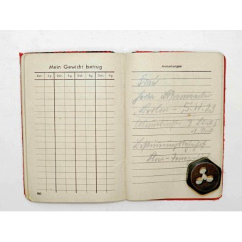 German soldier's notebook 1941