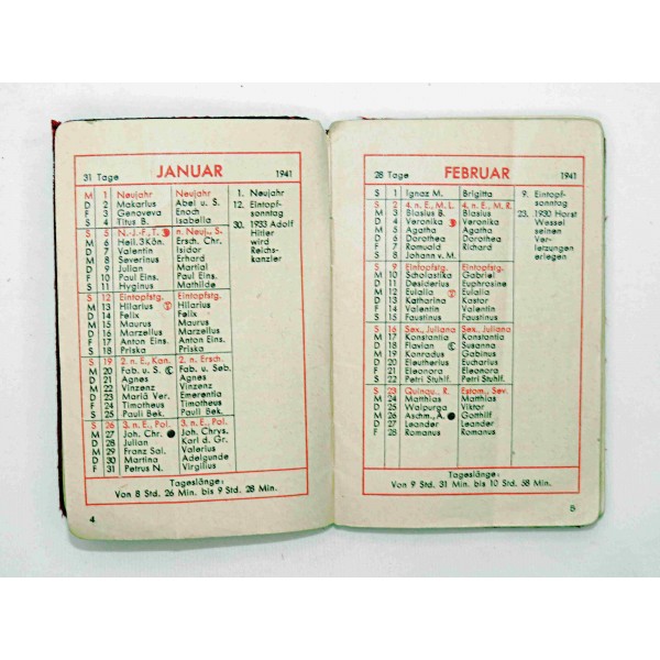 German soldier's notebook 1941
