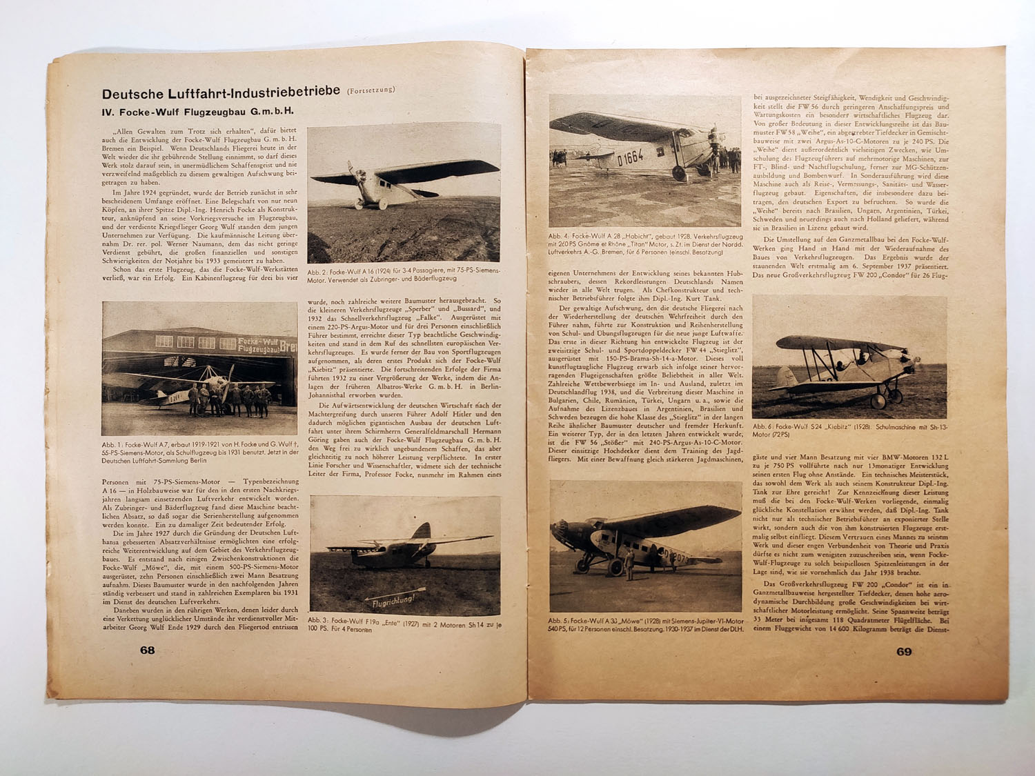 the Flug und Werft - vol. 4, 17th of April 1939 - A German glider for ...