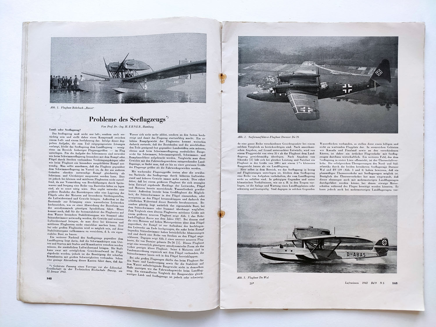 The Luftwissen - vol. 5, May 1942 - Blohm & Voss BV 141, the first ...