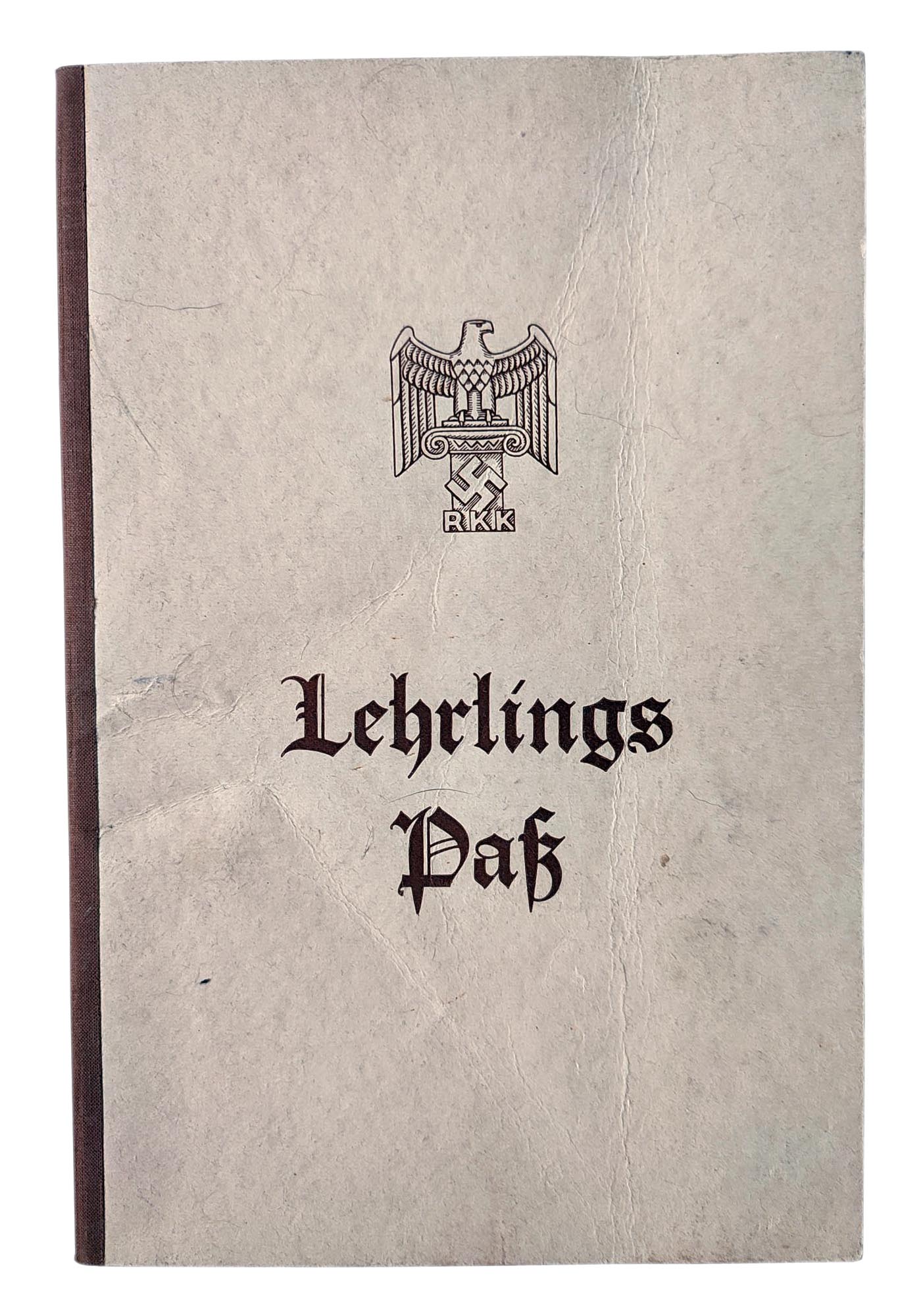 German WW2-era Lehrlings or Student's Pass, 1937