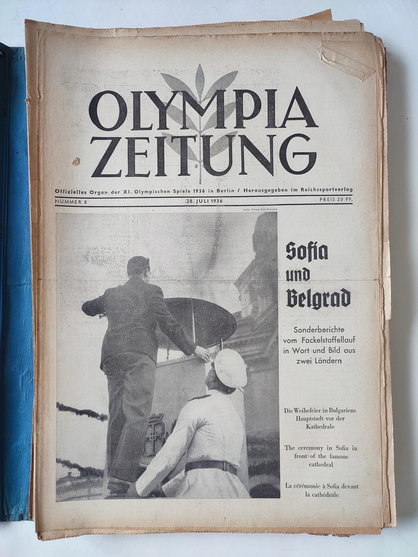 Alle 31 nummers van de krant Olympia Zeitung inclusief een extra ...