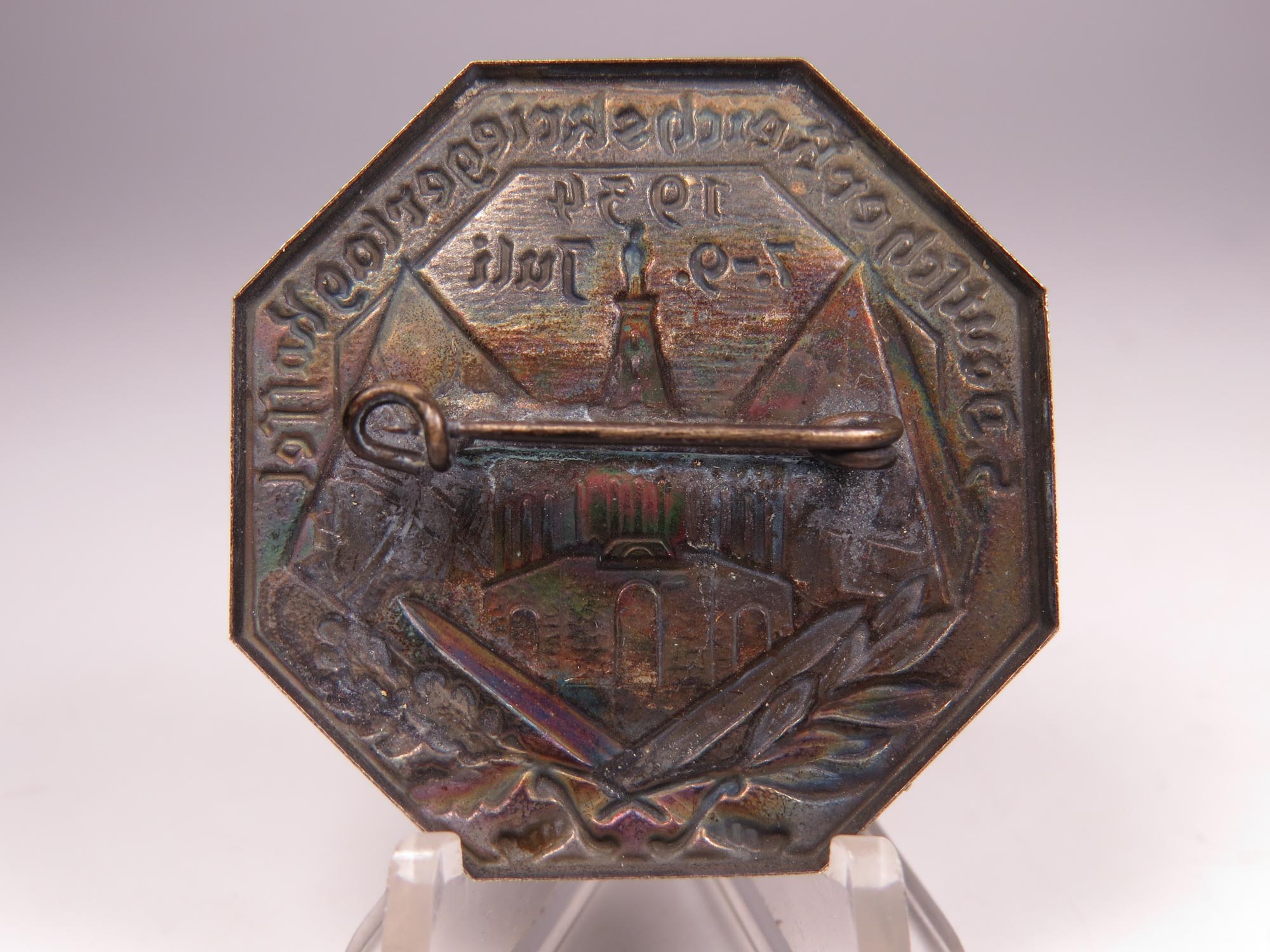 Tin badge 5.Deutscher Reichskriegertag Kassel 1934