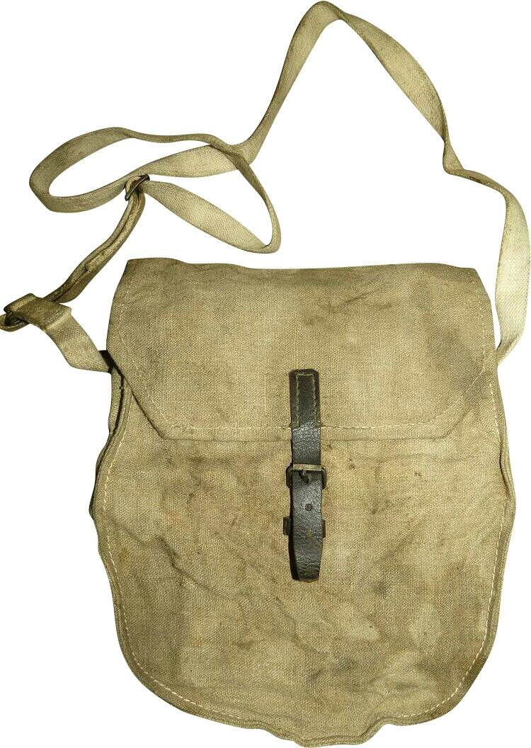 WW2 Soviet Russian bag for the machinegun rounds DP-27 round magazines ...
