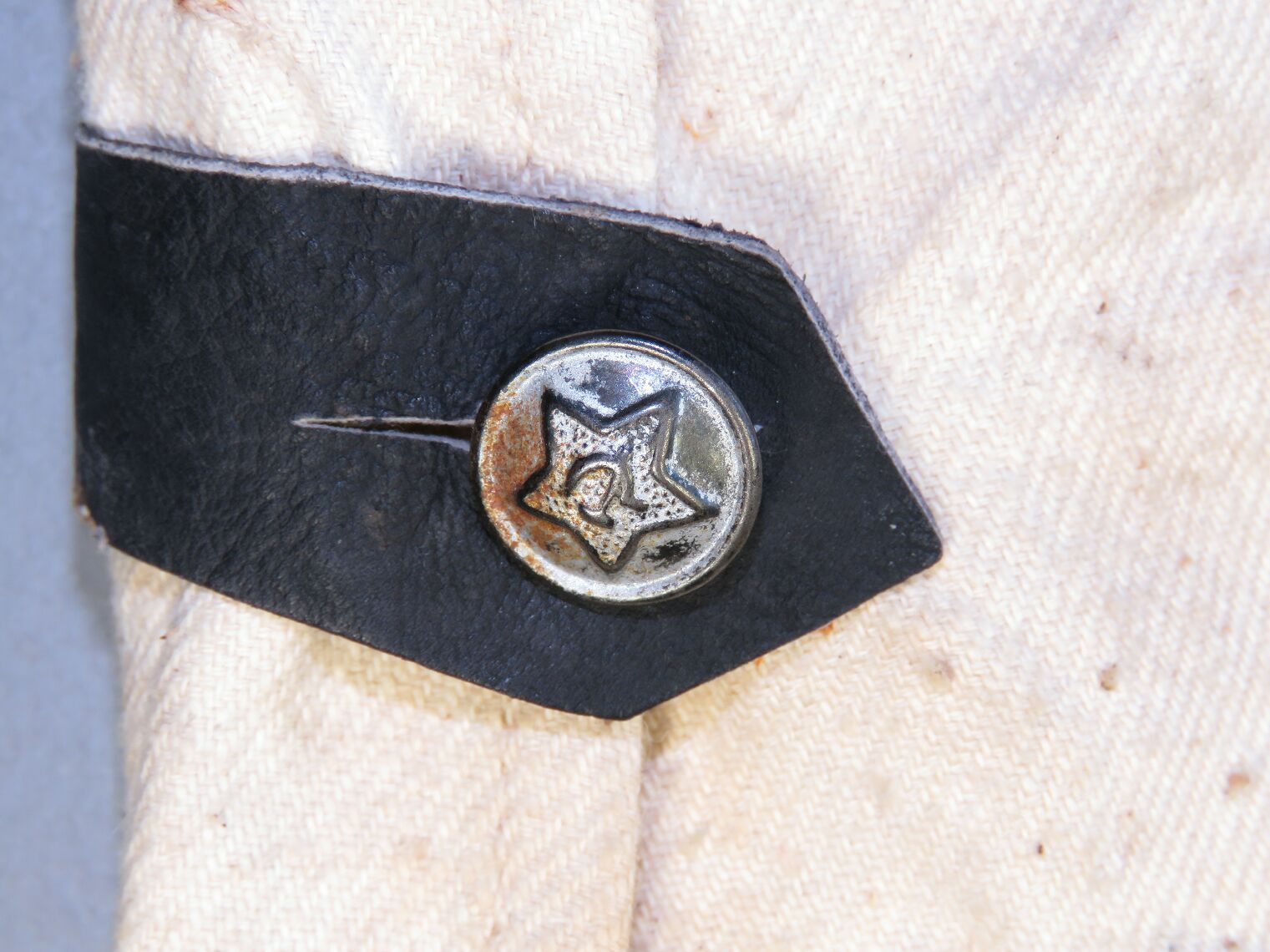 Red Army WW2 M 1941 white cotton cover for the shovel