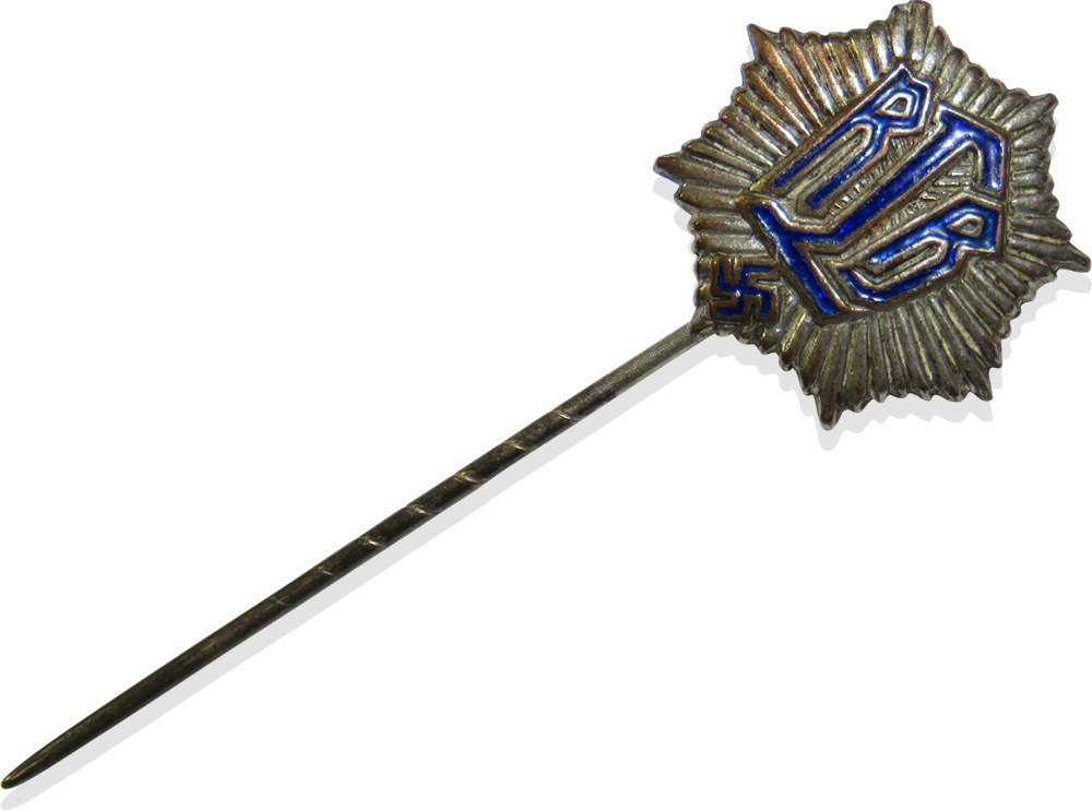 Reichsluftschutzbund RLB member badge 1st type - 17 mm, H. Aurich