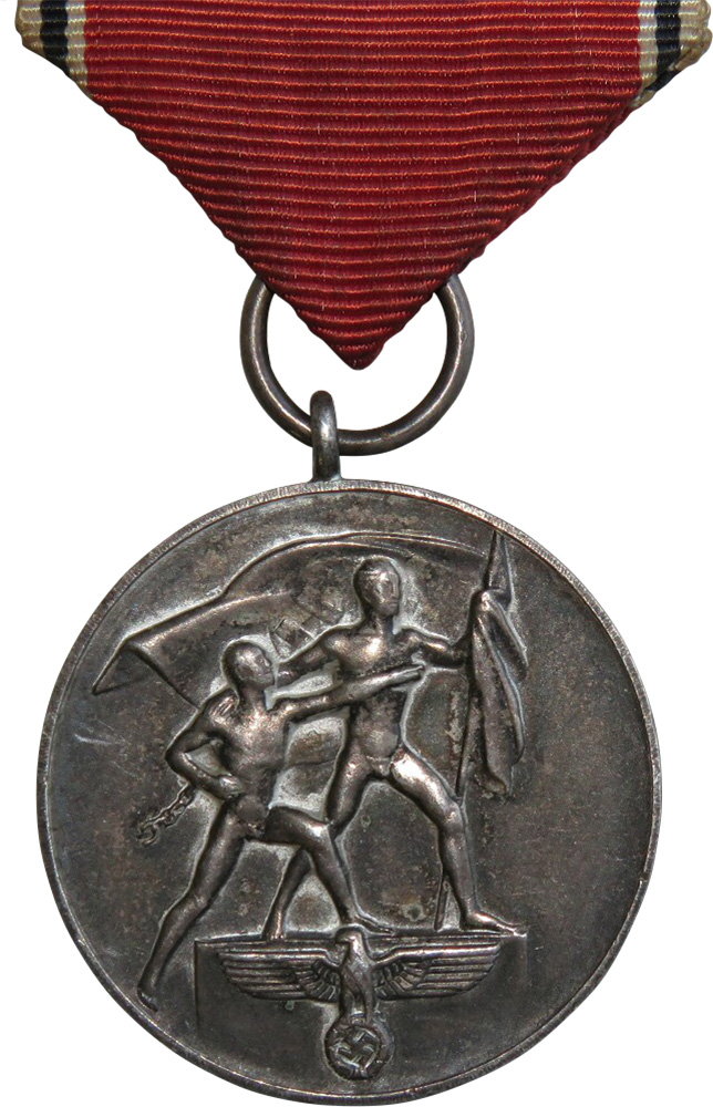 Медаль «Один народ, один рейх, один фюрер» 13 марта 1939