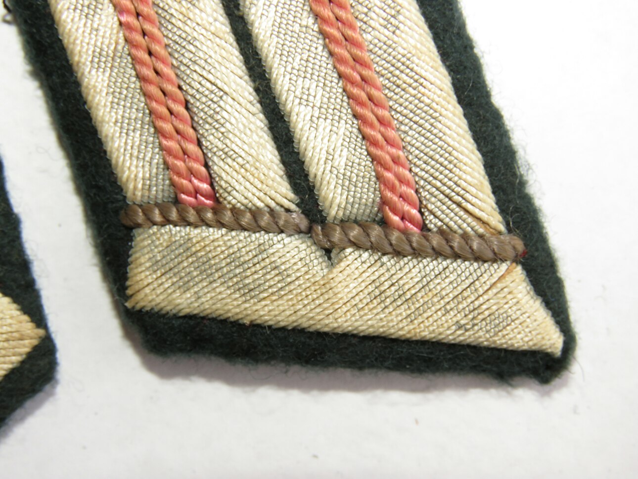 Wehrmacht officers rank collar for the armored troops or ...