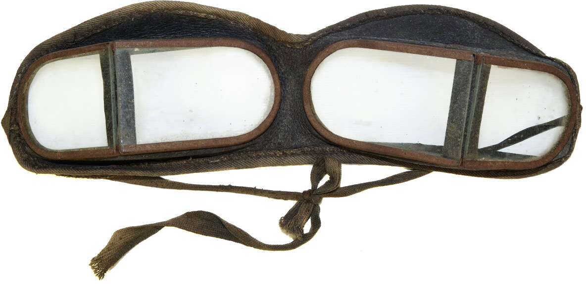 Soviet tank crew or dispatch rider's leather goggles- Other fieldgear