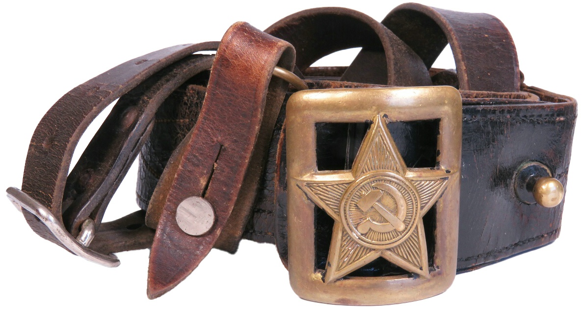 M35 belt for the command staff of the Red Army with a cross strap