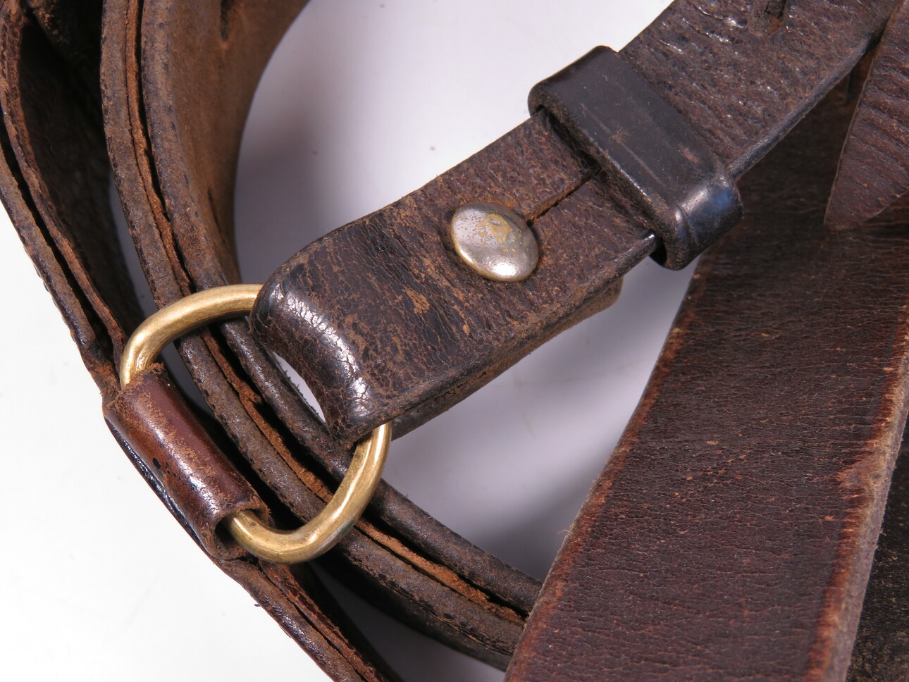 M35 belt for the command staff of the Red Army with a cross strap