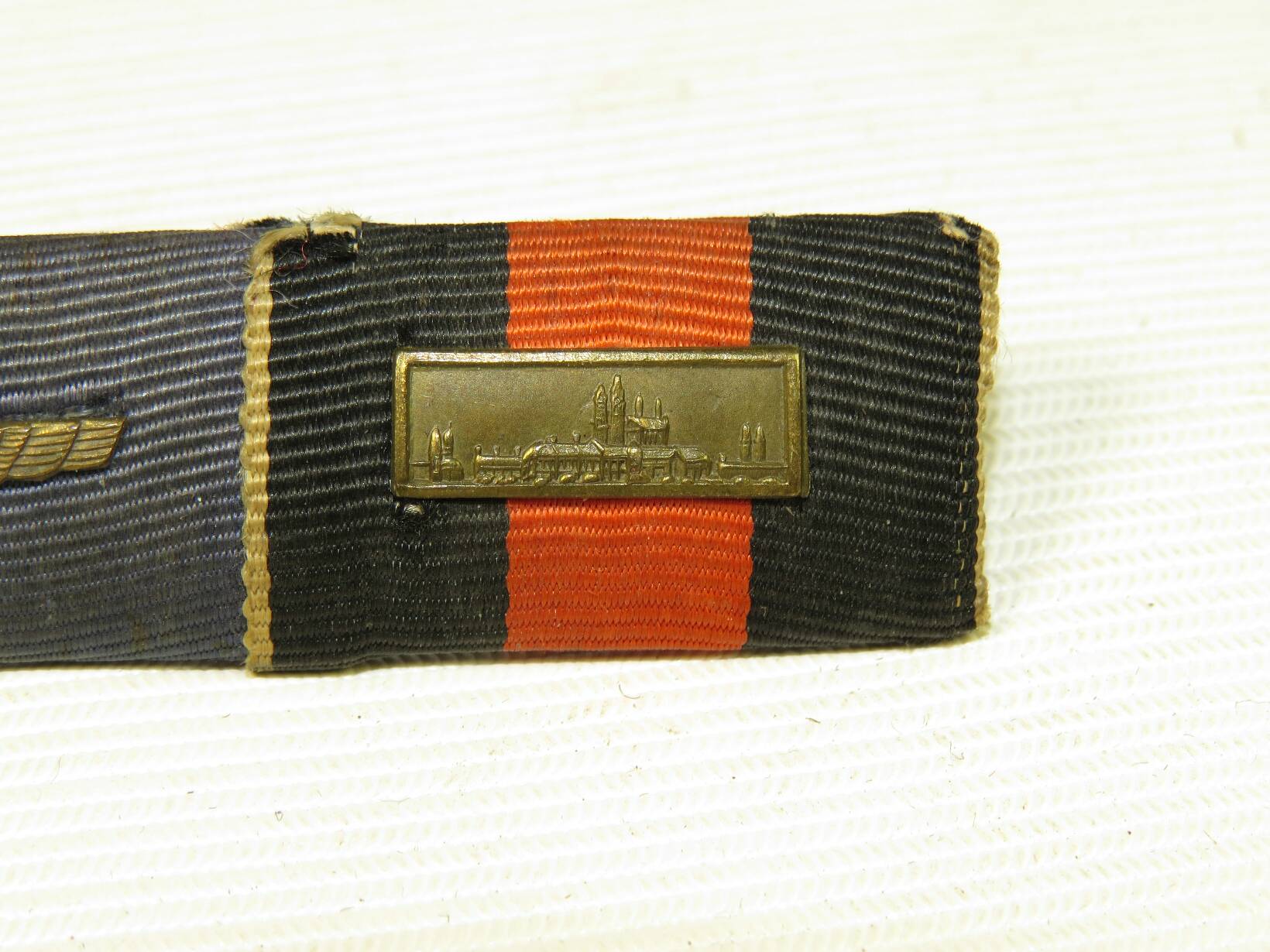 Wehrmacht ribbon bar: 4 years in the Wehrmacht and Czech Anschluss ...
