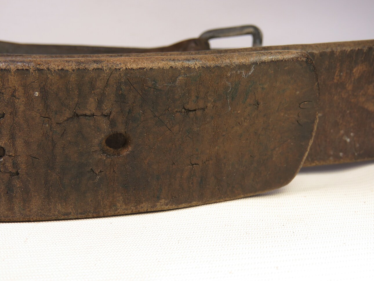 German waist belt captured by Red Army soldier. Frontline adaptation!