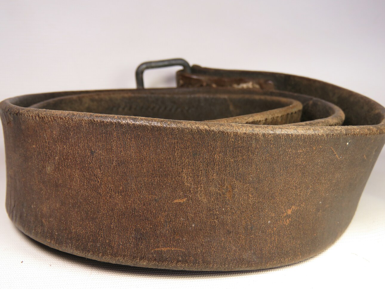 German waist belt captured by Red Army soldier. Frontline adaptation!