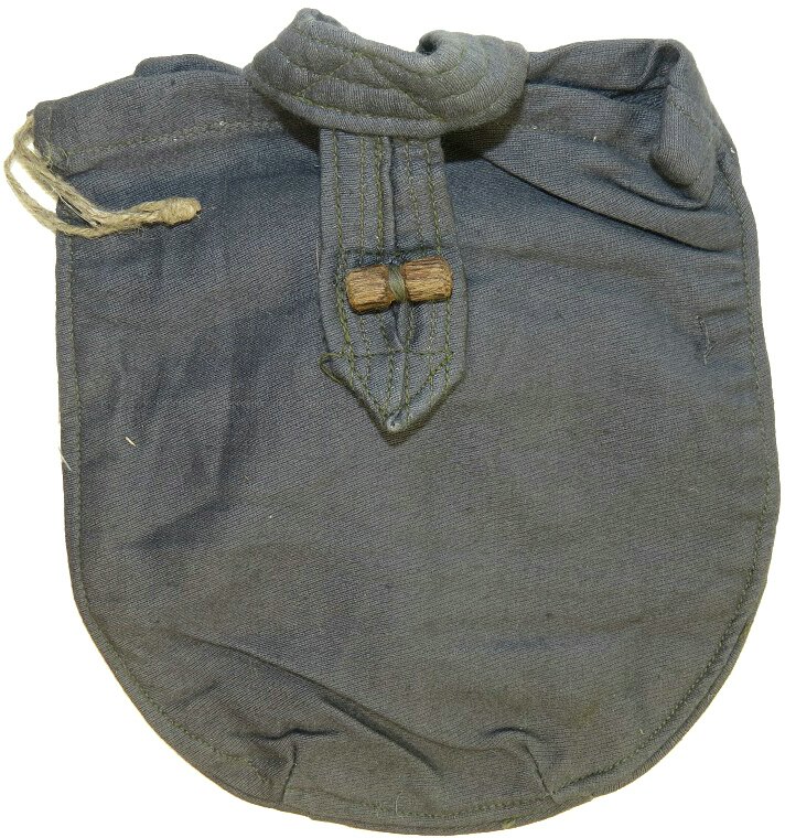Blue grey ww2 cover for alu RKKA canteen- Bags & Covers