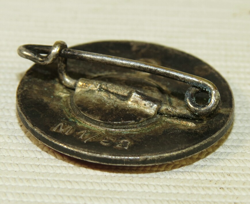 Member Badge M 1/52 RZM Deschler - NSDAP, non-Combat