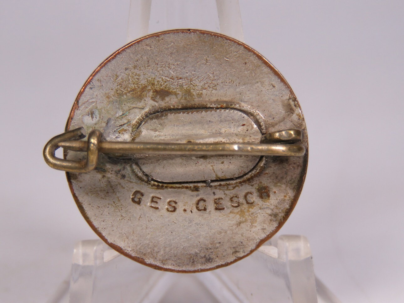 NSDAP party badge from the late twenties. GES. GESCH