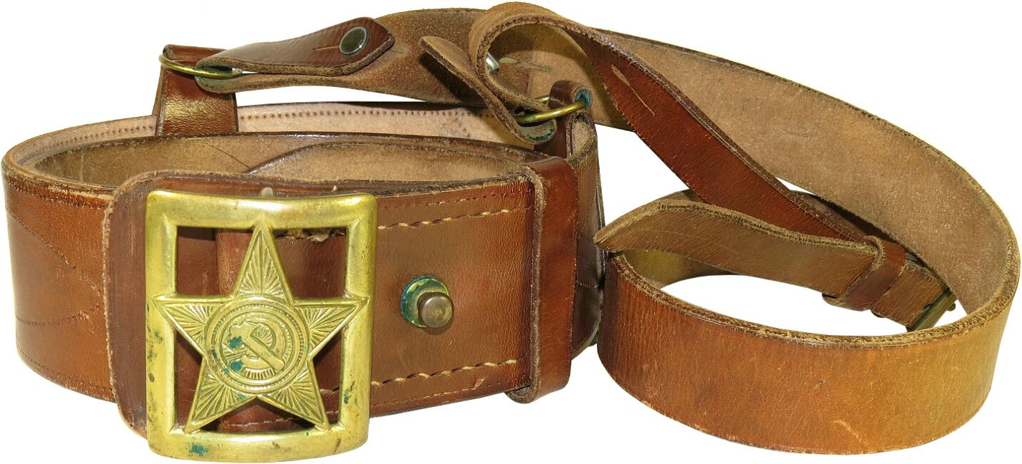 General's leather belt, M35.- Belts & Buckles