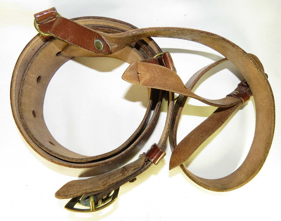 General's leather belt, M35.- Belts & Buckles