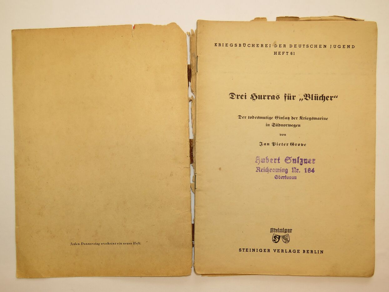 Drei Hurras für "Blücher" - libros para HJ