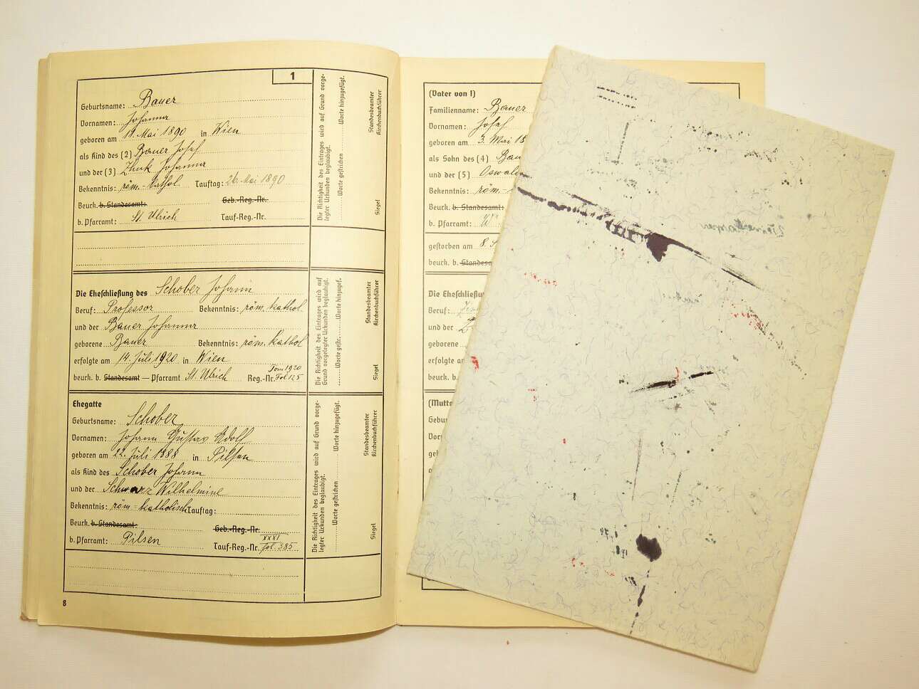 3rd Reich Pedigree Pass of Germanic blood. Ahnenpaß
