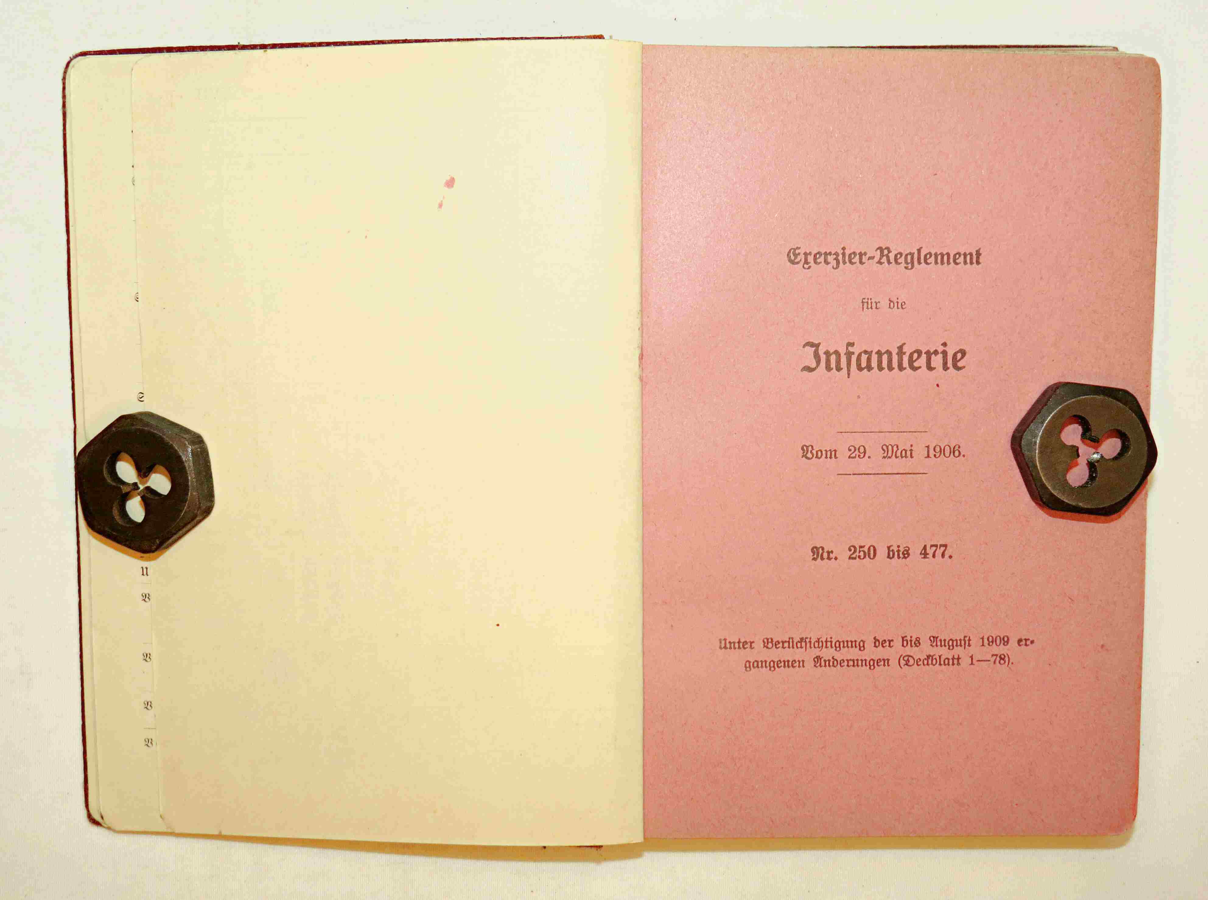 Manual for the infantry of the German Kaiser army 1910