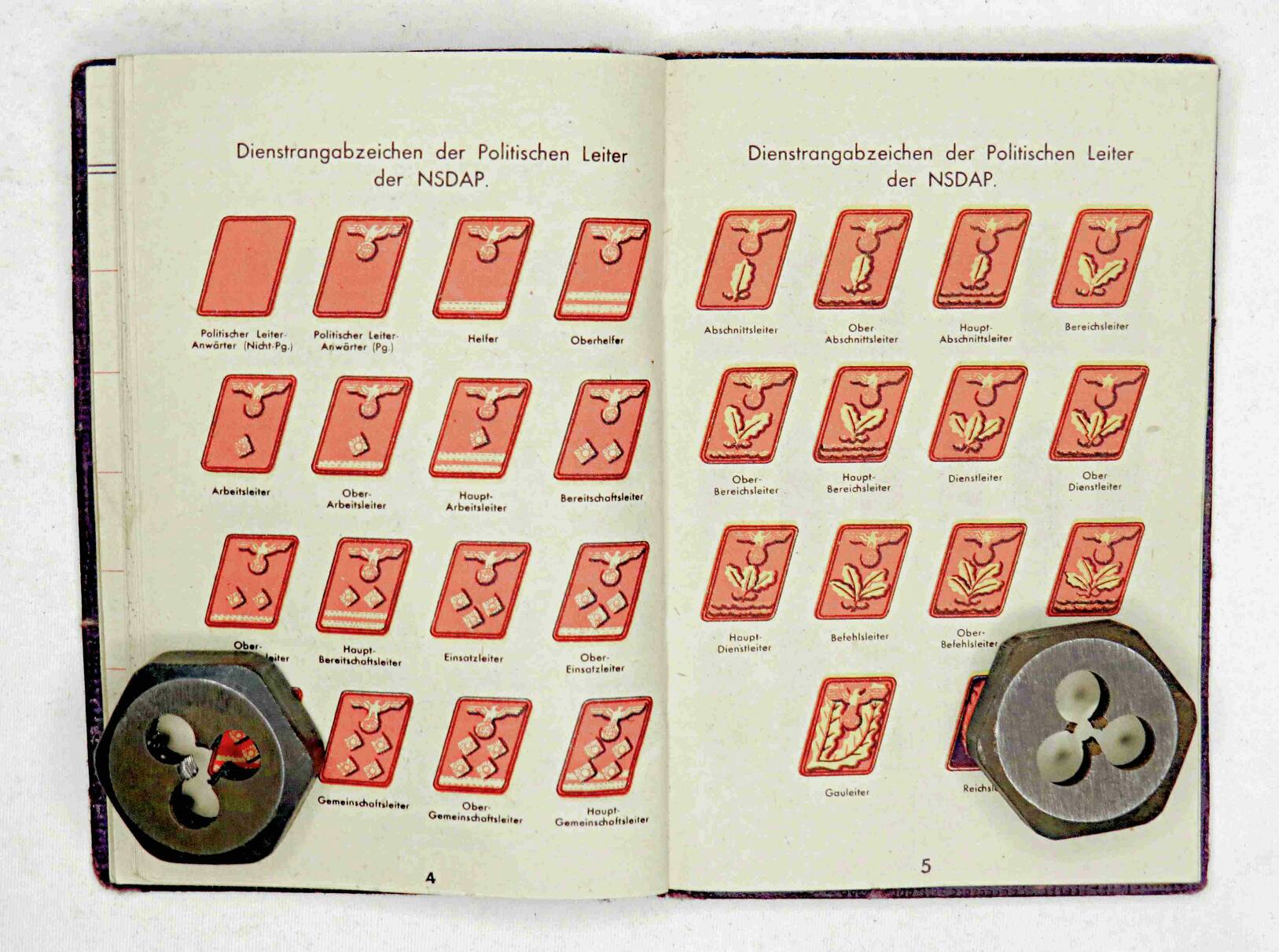 Calendario de bolsillo del soldado alemán 1942 de STAB III Flak ...