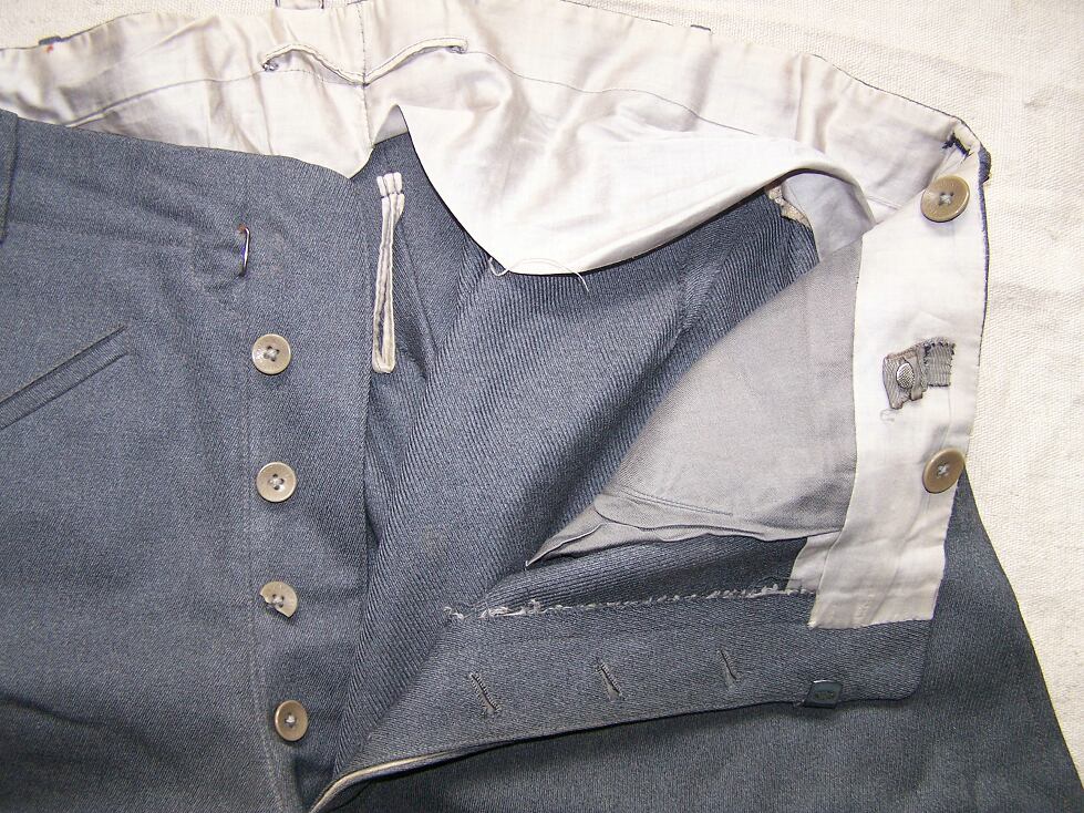 Waffen SS or Wehrmacht, private purchased, breeches.- Heer