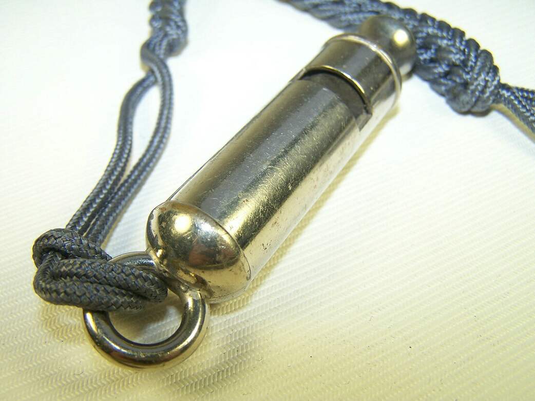 German 3rd Reich period Wehrmacht or Waffen SS metal whistle- Miscellaneous