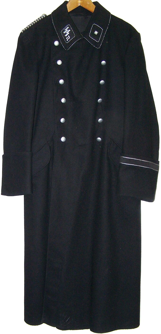 SS-VT Standarte Nuernberg black overcoat.- SS & Polizei