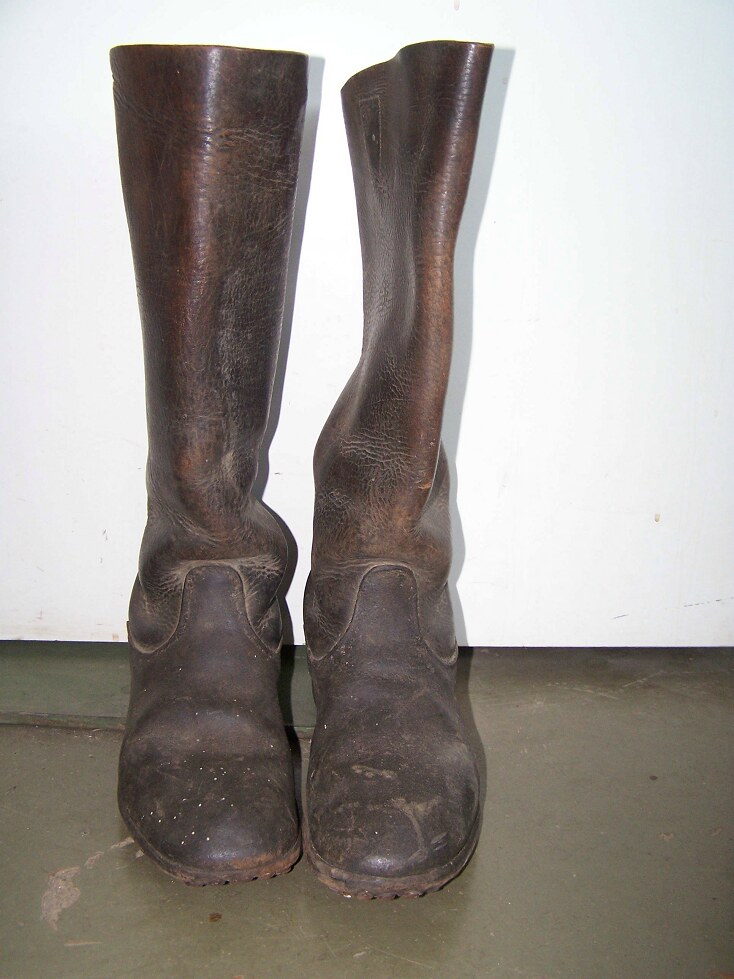 WW2 German dark brown combat boots- Boots & Shoes